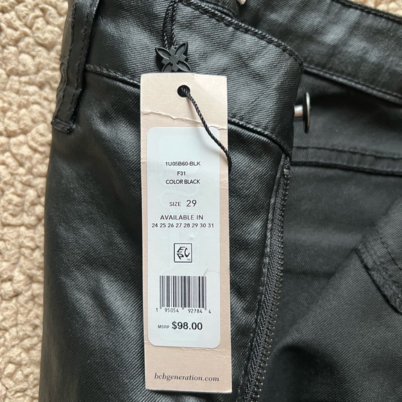 BCBGeneration | Jeans | Nwt Coated Black Pants | Poshmark